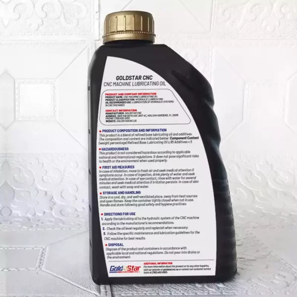 High-Performance Cutting Oil - Advanced CNC Equipment | GoldstarCNC